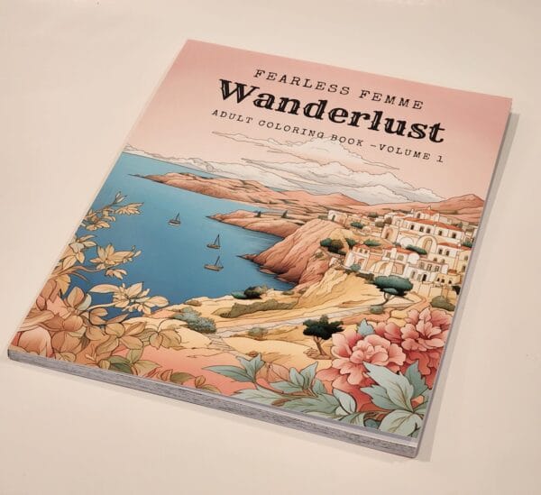 Wanderlust Adult Coloring Book