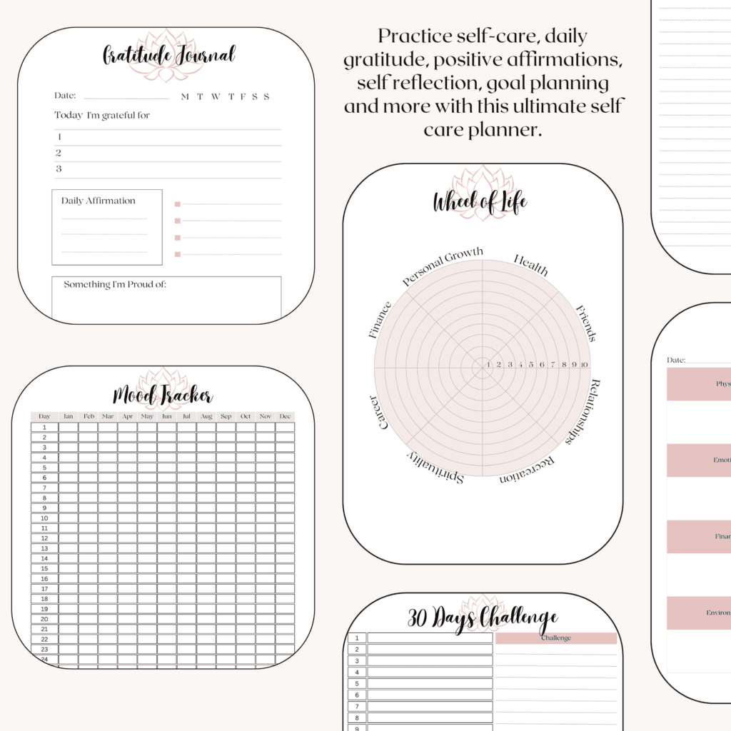 Exclusive Fearless Femme Selfcare Planner