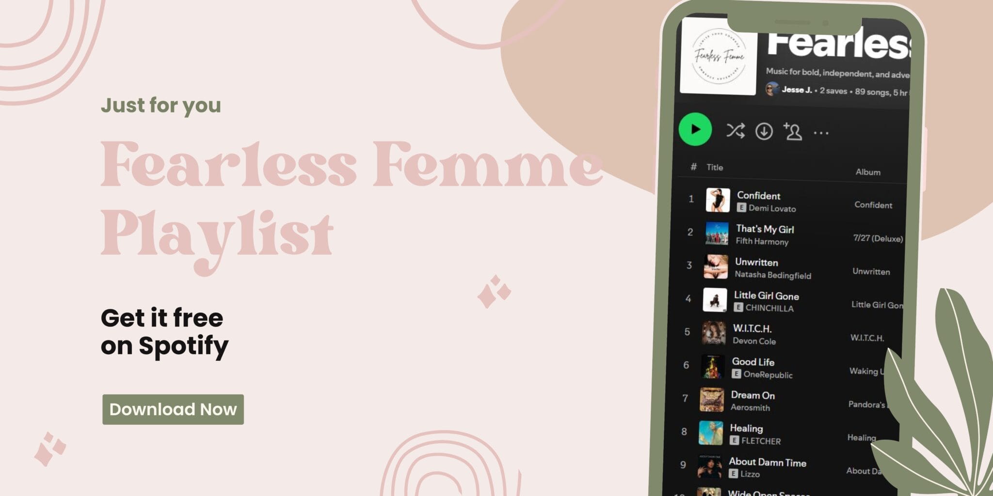 50+ Empowering Women Playlist by Fearless Femme - Fearless Femme
